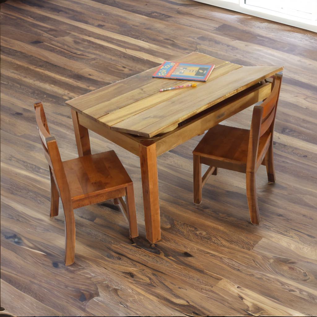 Study Desk and 2 Standard Chairs - QFurniture